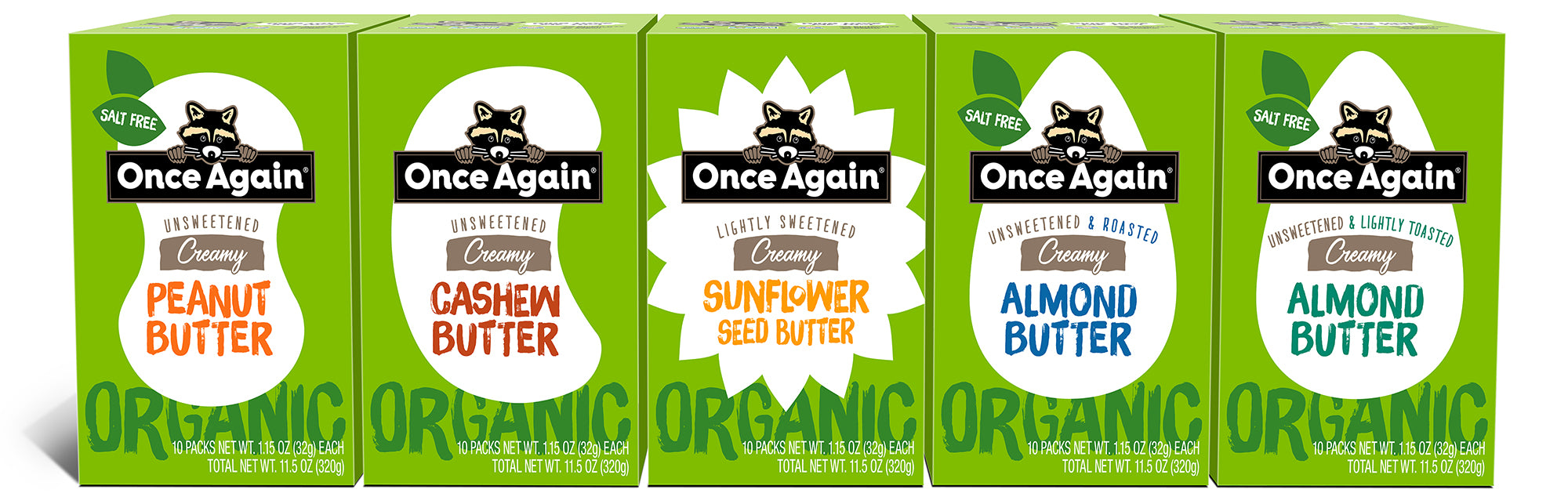 Individual Nut & Seed Butter Packets